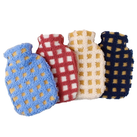 thick plush cloth cover warm hand bag warm water bag fill water fill ...