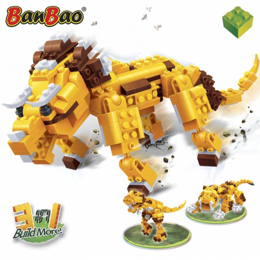 BanBao Creatables 3-in-1 Lion Building Block Playset - Walmart.com