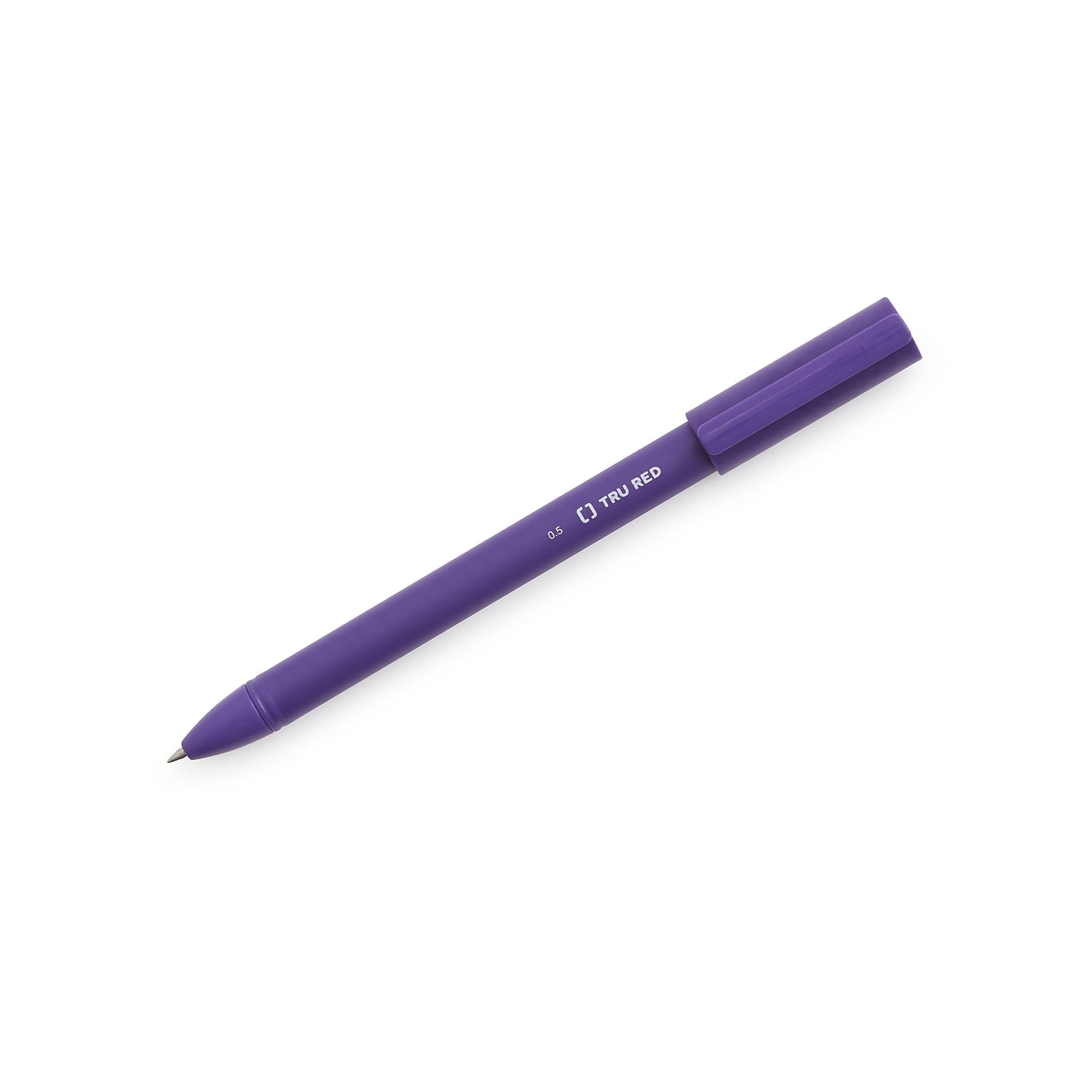 TRU RED Quick Dry jel Pens Fine Point 0.5mm Asst 12/Pack TR54473