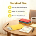 200 Pack Colorful Money Envelopes,6 1/2×3 1/2 in Self-Adhesive Seed ...