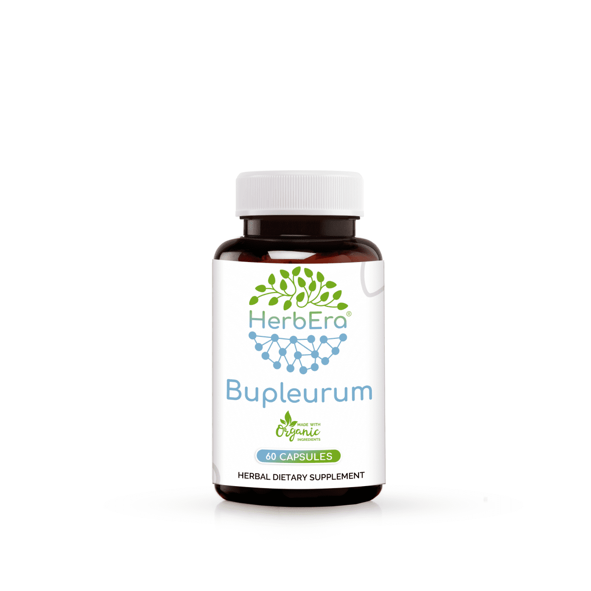 Bupleurum 60 Capsules, 500 mg, Organic Bupleurum (Bupleurum Chinense ...