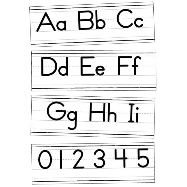 Carson Dellosa Education Farmhouse Manuscript Alphabet Line Bulletin