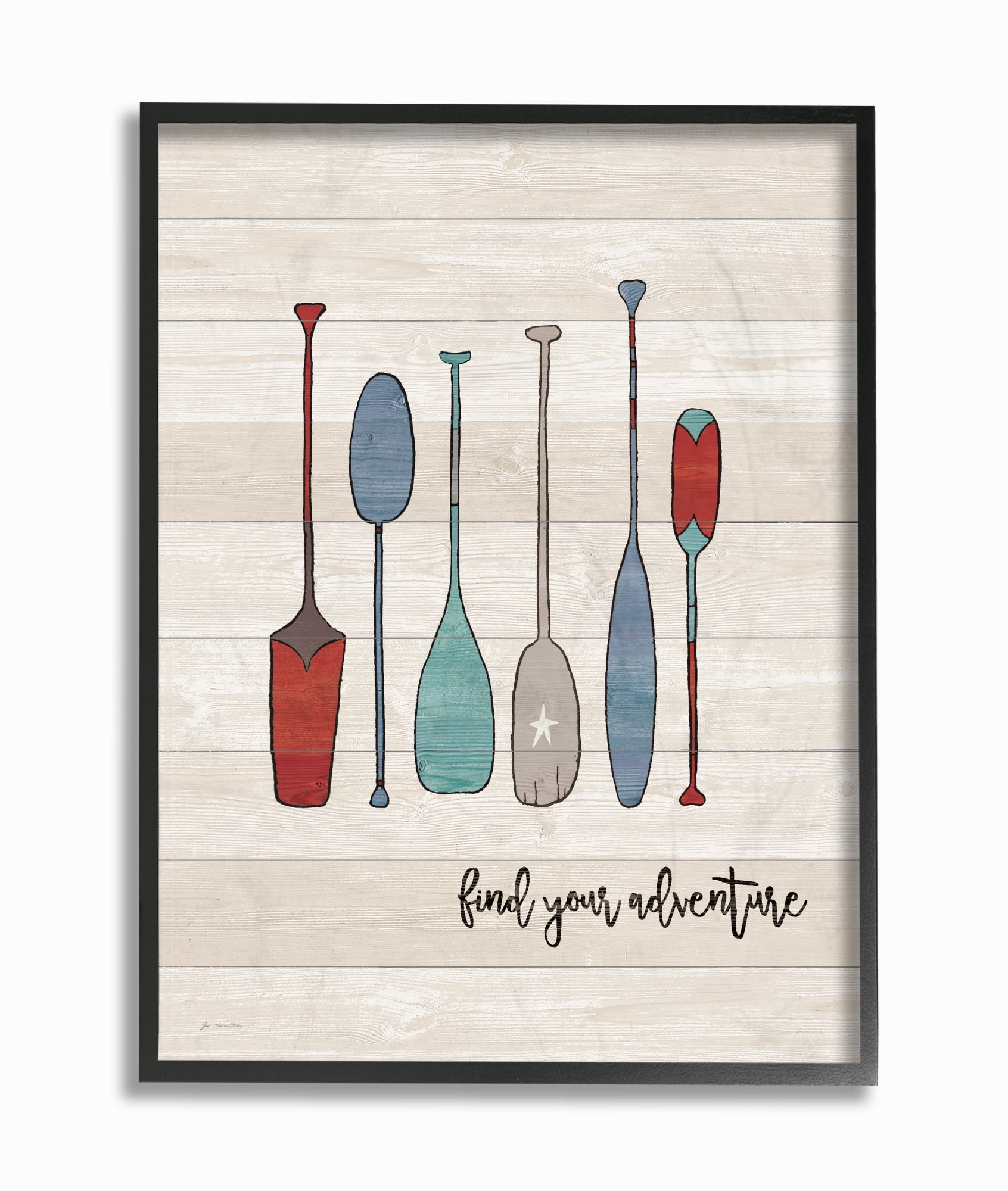 The Stupell Home Decor Collection Find Your Adventure Canoe Paddles The Stupell Home Decor Collection Find Your Adventure Canoe Paddles