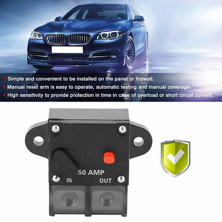 Self-recovery Fuse, Yctze 12-42 VDC Heavy Duty Car Auto-reset Inline ...