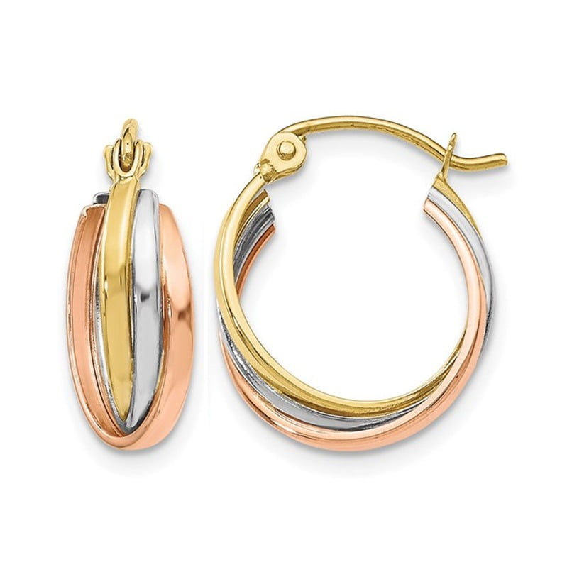 Click here for Gem And Harmony 10k Yellow  Rose And White Gold Tw... prices