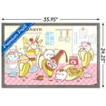 Bananya - Chocolate Wall Poster, 22.375" x 34" Framed - Walmart.com