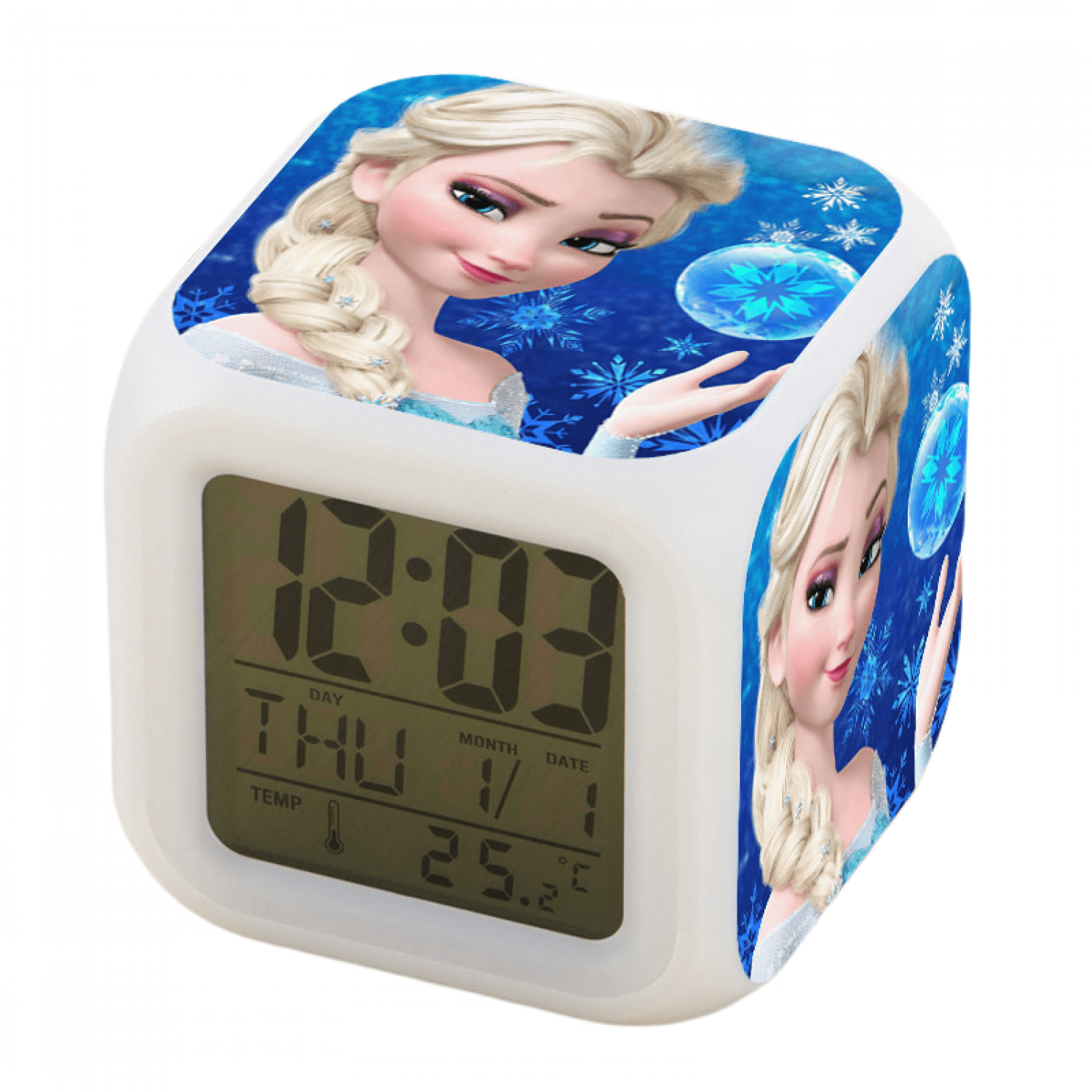 AVEKI Digital Alarm Clock , LED Digital Bedroom Alarm Clock Easy ...