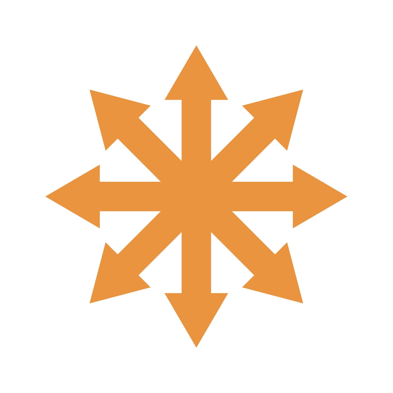 Chaos Symbol Sticker Decal Die Cut - Self Adhesive Vinyl - Weatherproof ...