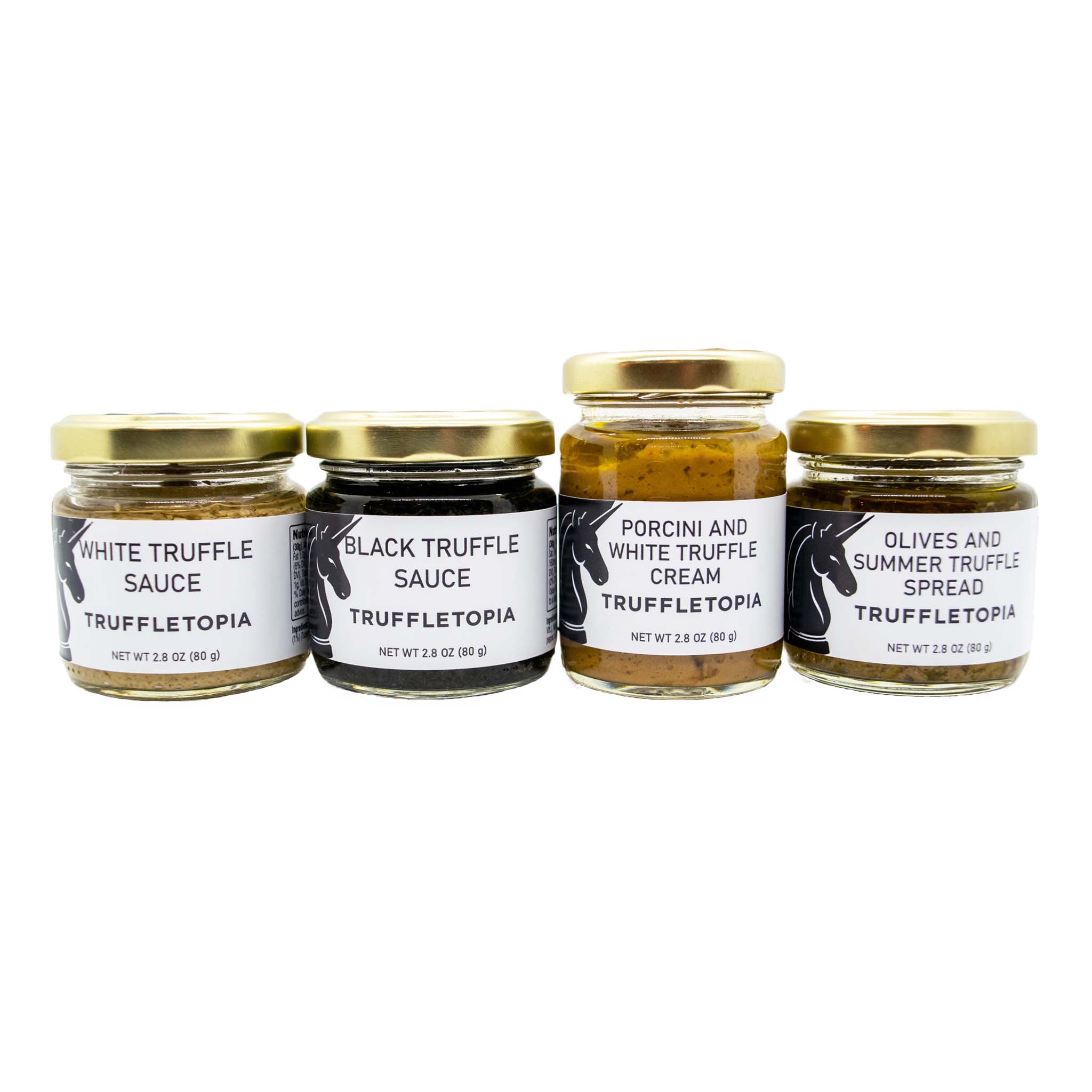 Truffletopia | 4 Truffle Sauce Gift Set Sampler | 4 Sauces, 2.8 oz Each ...
