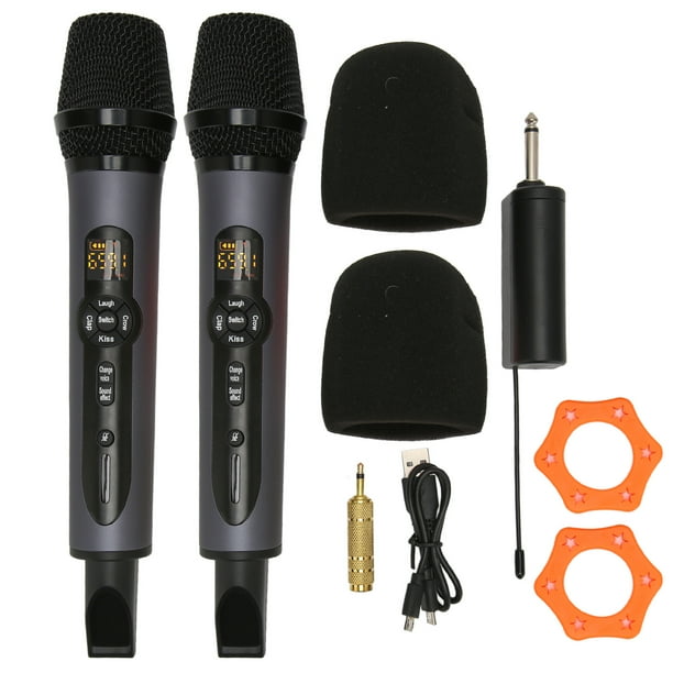 Wireless Microphone Noise Reduction Reverb Built in Sound Card Multiple ...