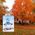 Happy Snowman Winter Durable Outdoor Garden Flag, for Outdoor House ...