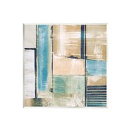 Layered Minimal Oblong Forms Abstract Graphic Art Unframed Art Print ...