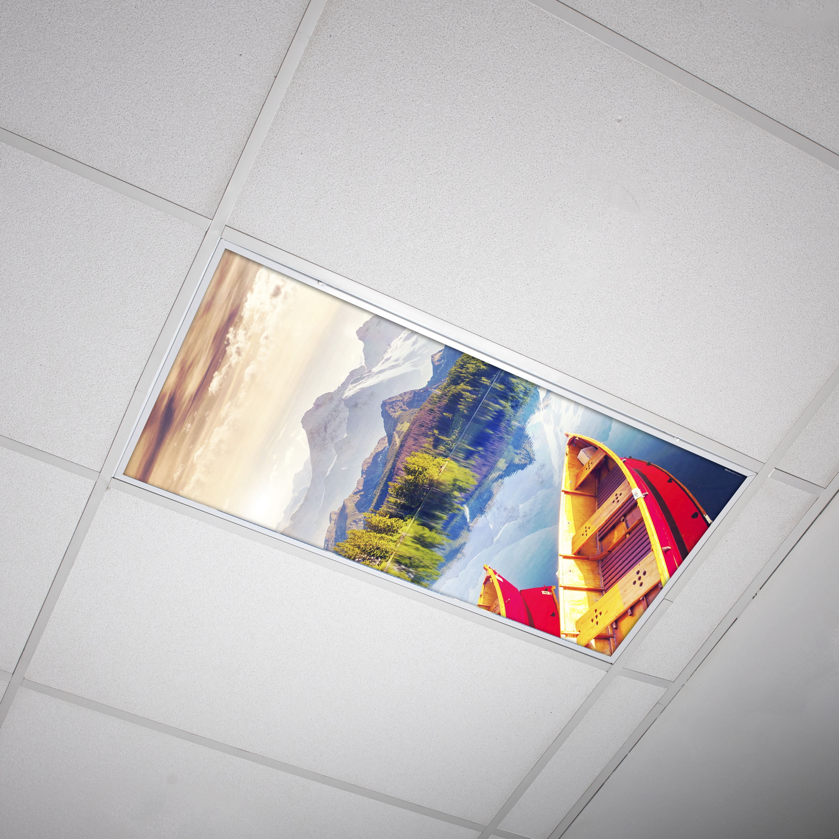 Octo Lights - Fluorescent Light Covers - 2x4 Flexible Ceiling Light ...