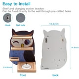 Owl Wooden Shelf for Tonie Box Music Box Shelf Wall Shelf Storage for ...