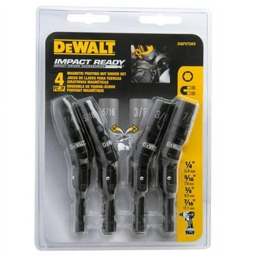 DEWALT Tough Box Tool Kit, 1/4" Multi-Bit & Nut Driver Set - Walmart.com