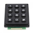 External Modules For Enhanced Input 12 Key 3x4 Push Button Keypads For Microcontrollers