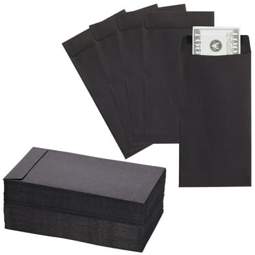 100-Pack #7 Small Money Envelopes for Cash 3.5x6.5 in, White 130 gsm ...