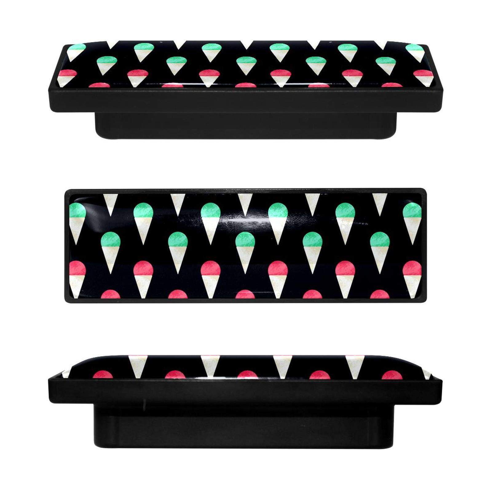 4 Pcs Rectangle Cabinet Handle Cupboard Knob Drawer Pulls Handle Ice ...