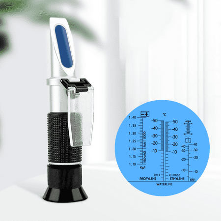 SINMI 4-In-1 réfractomètre antigel éthylène glycol, propylène glycol ...