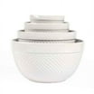 Free Shipping! Tabletops Gallery White Ceramic 4 Piece Mixing Bowls ...