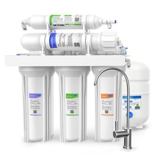 iSpring RCB3P Reverse Osmosis RO Water Filtration System, 300 GPD ...