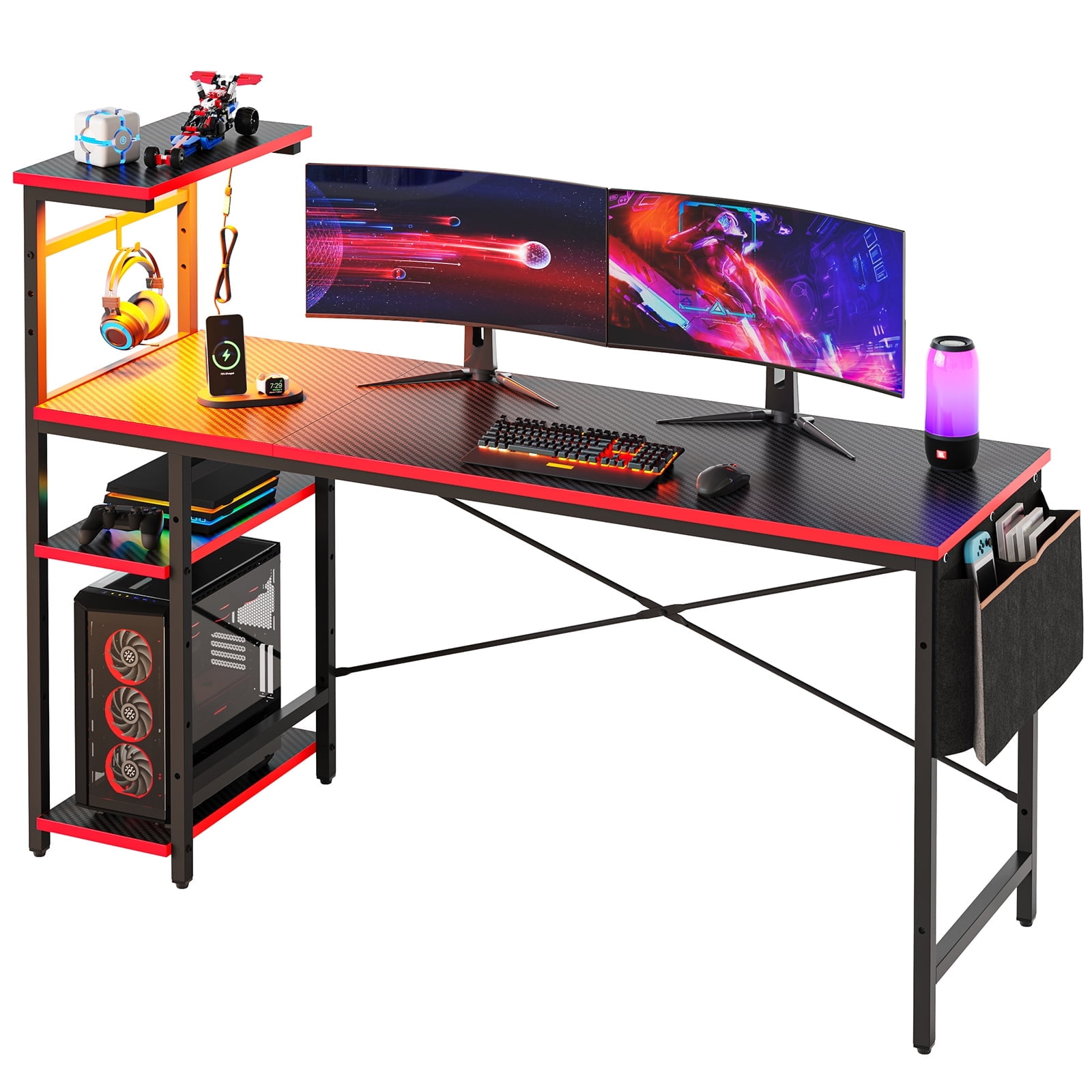 Click here for Bestier Reversible 63 Inch Gaming Desk Computer De... prices