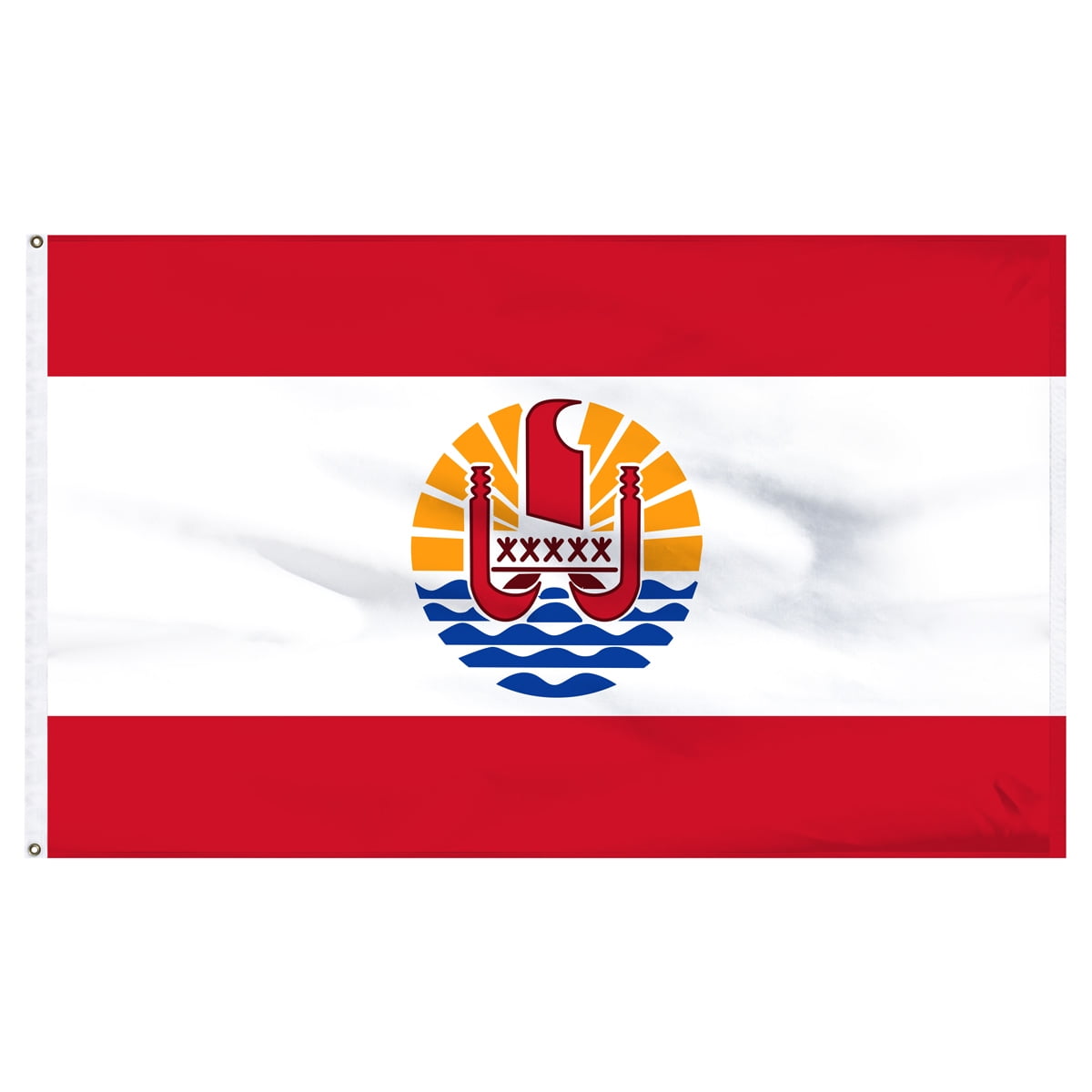 French Polynesia 2' x 3' Nylon Flag - Walmart.com
