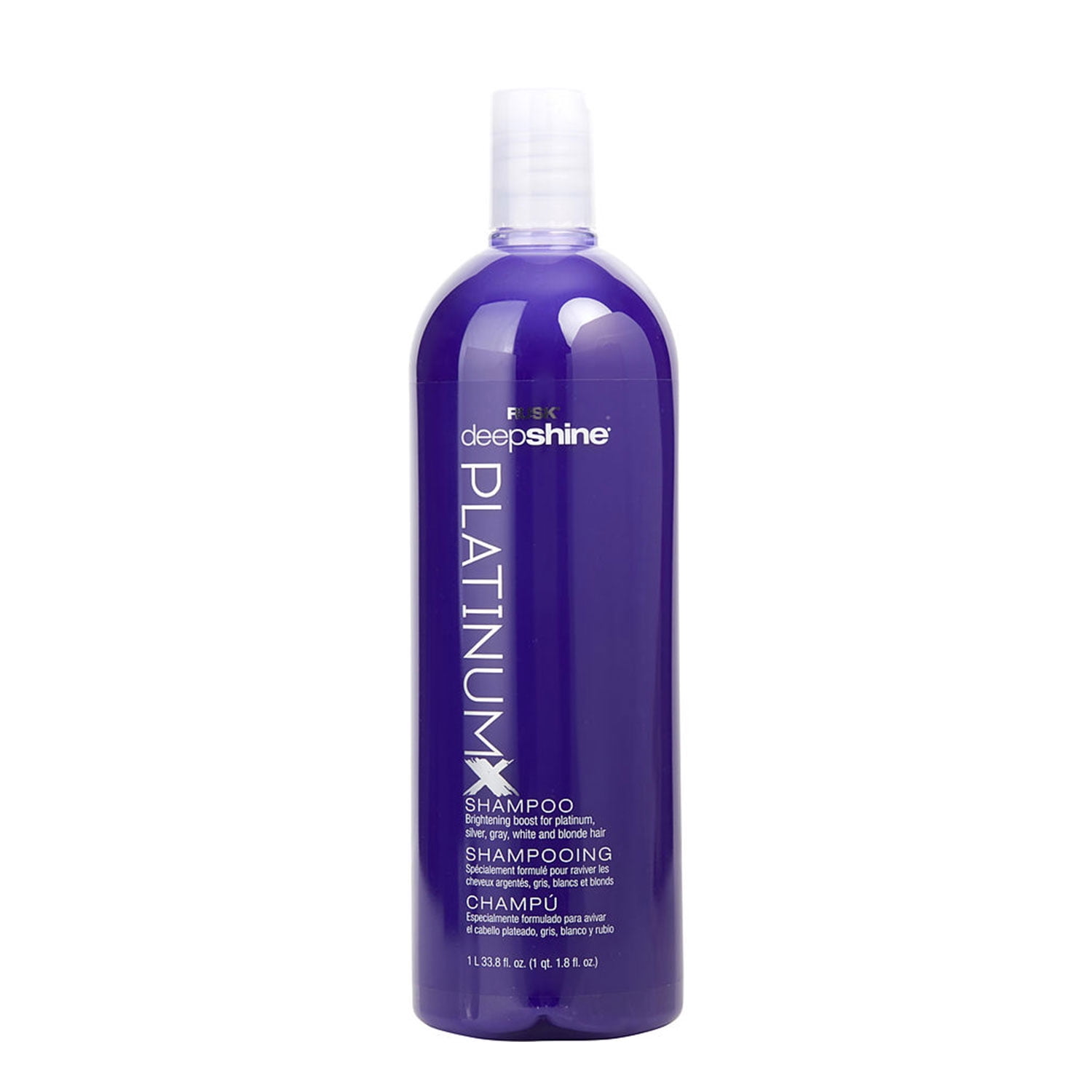Rusk Deepshine PlatinumX Shampoo,33.8 Oz. - Walmart.com