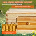 KFFKFF Beekeeping Starter Set, Cedar Wood Coated with Pure Beeswax ...