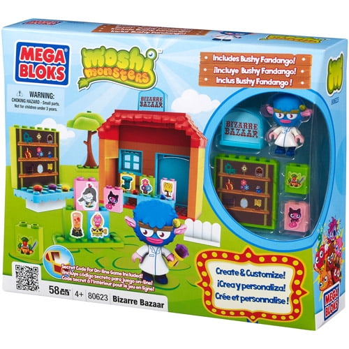 Mega Bloks Moshi Monsters Bizarre Bazaar Play Set - Walmart.com