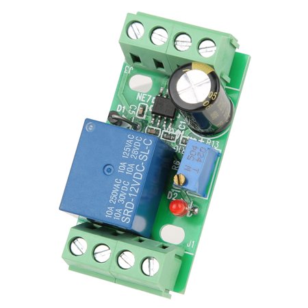Adjustable Time Delay Relay, Delay Switch Module Simple PLC Control 12V ...