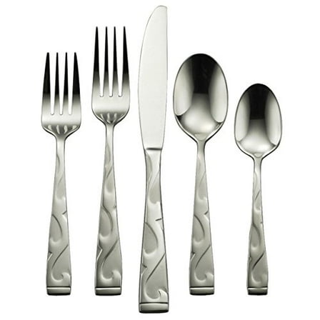 Oneida Colonial Boston 45-Piece Satin Stainless Steel Flatware Set ...