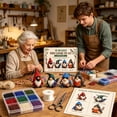 Beaded Gnome DIY Kit 4-Piece Holiday Gnome Bead Art Set, Wenini ...