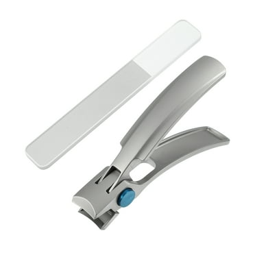Unique Bargains 1 Set Easy Grip Toe Nail Clippers for Thick Nail Silver ...