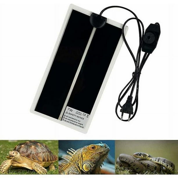 Reptile Heating Mat,28x14CM Adjustable Terrarium Heating Mat with ...