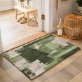Abstract Green Color Block Graffiti Rectangle Area Rug 2x3ft,Living ...