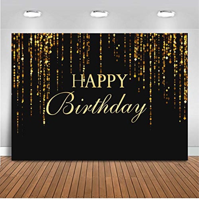 Mocsicka Happy Birthday Backdrop 7x5ft Vinyl 30th 40th 50th 60th