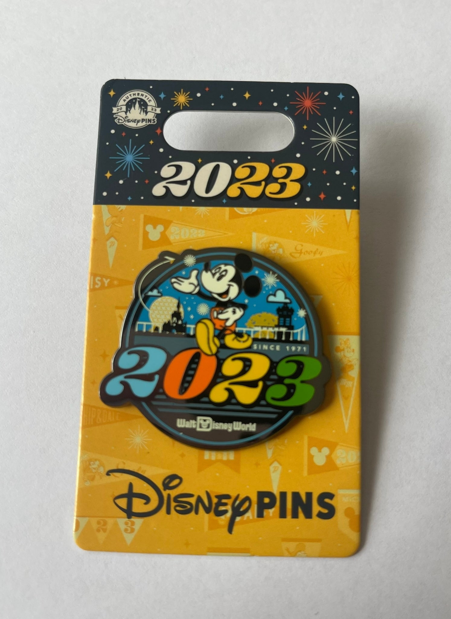 Disney Walt Disney World 2023 Mickey Pin New with Card - Walmart.com