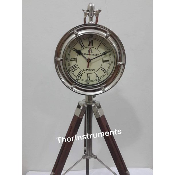 49 Bond Street London Dial Clock With Table Stand Home Decor - Walmart.com