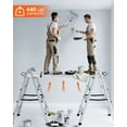 Adjustable Aluminum Telescoping Work Plank for Ladders – Non-Slip ...