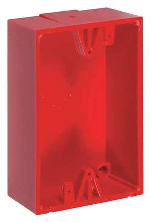Safety Technology International Back Box,Polycarbonate,Red KIT-71100A-R ...