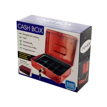 Multi-Compartment Steel Locking Cash Box - Pack of 4 | Walmart Canada