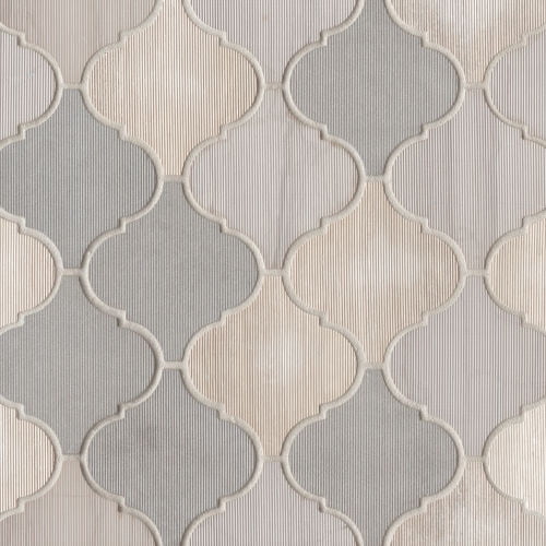 Bedrosians Luxembourg Arabesque Stone Blend Marble Mosaic 12" x 13 ...