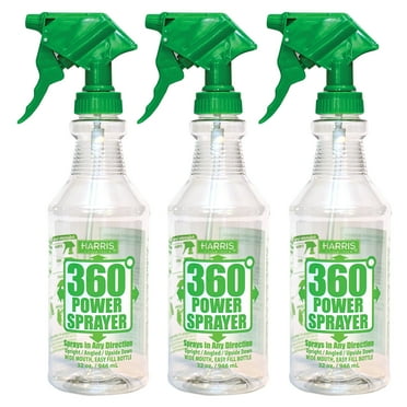 Harris Professional Spray Bottle 32oz 3-Pack, All-Purpose with Clear ...