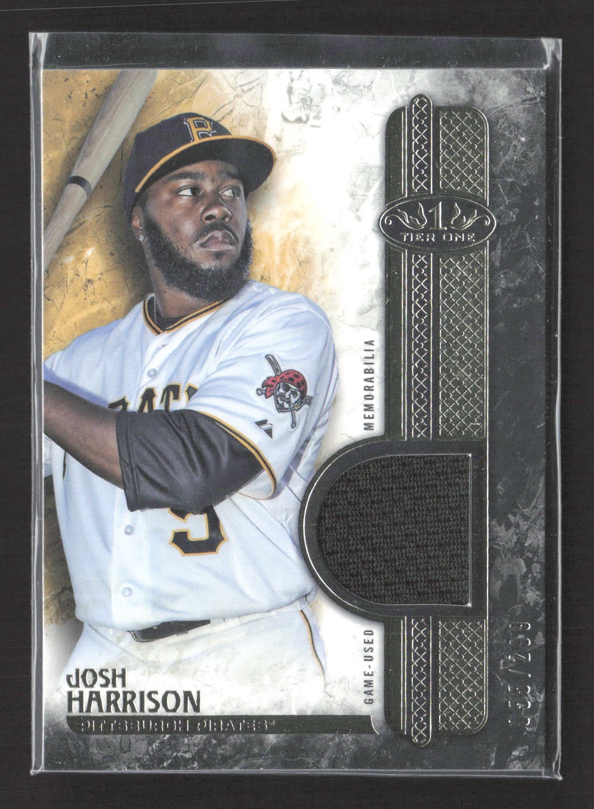 2016 Topps Tier One Josh Harrison #T1R-JH Game-Used Memorabilia ...