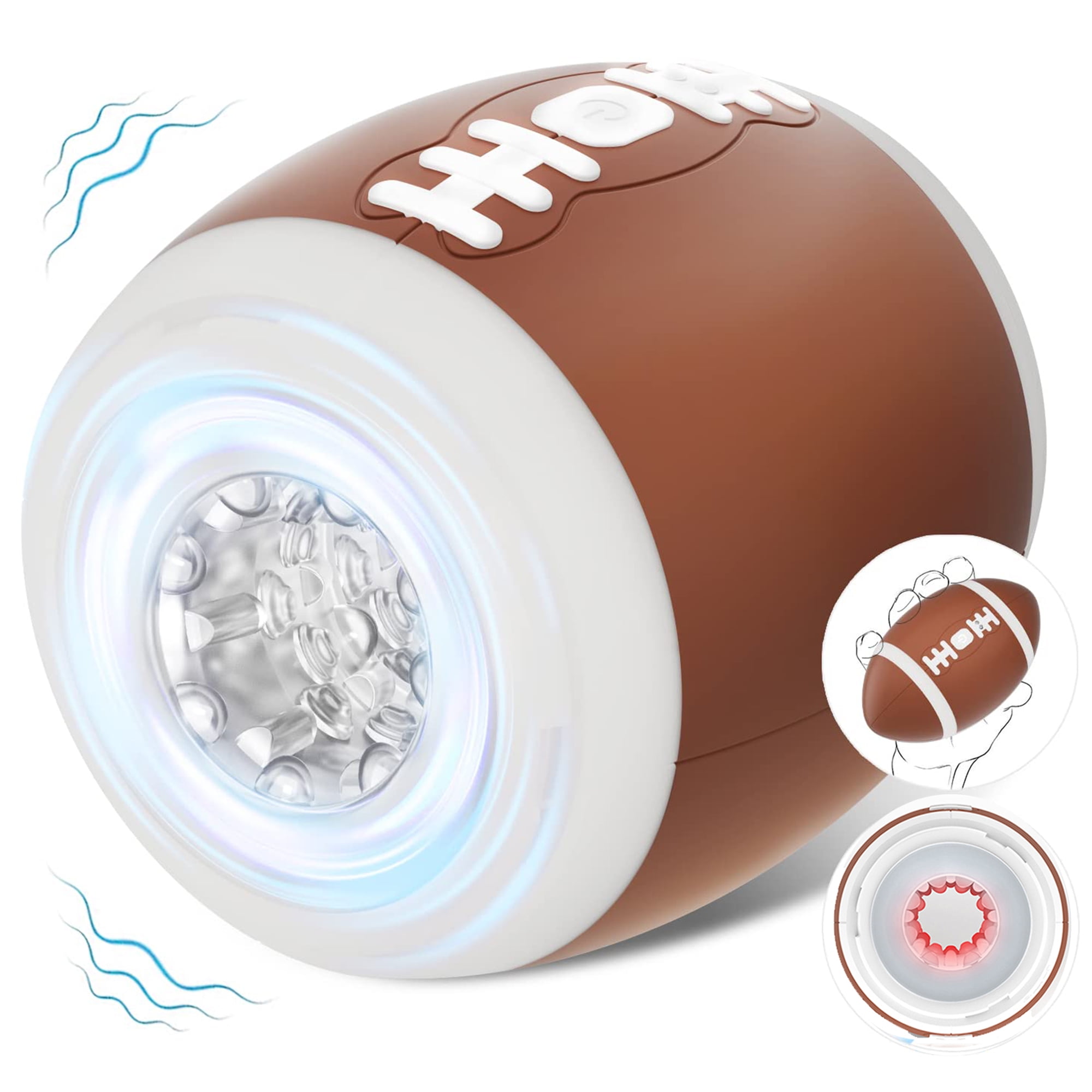 FIDECH Male Masturbator Male Sex Toys , 3D Textured Male Stroker with ...