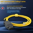 Enet Cable Interface Cable OBD to Ethernet for Coding Diagnostics Scanner Tools,Compatible with ...
