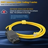 Enet Cable Interface Cable OBD to Ethernet for Coding Diagnostics ...
