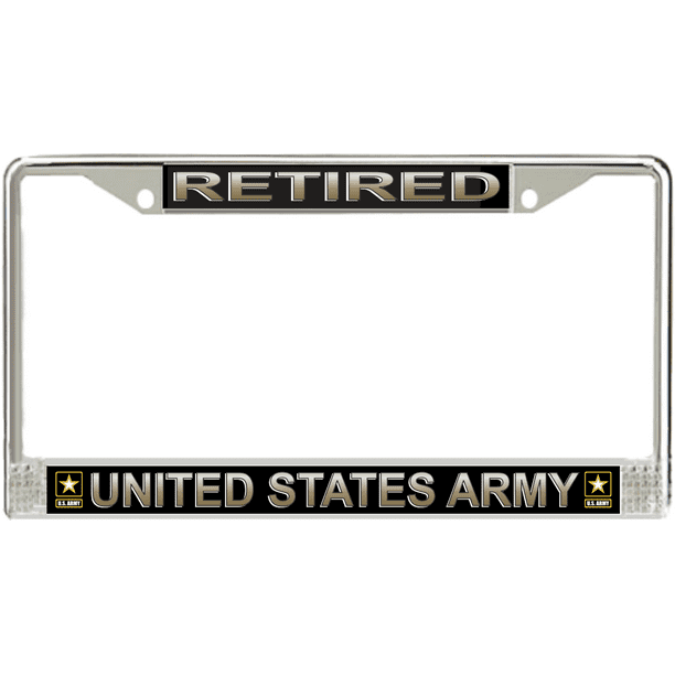 U.S. Army 'Retired' License Plate Frame - Walmart.com - Walmart.com