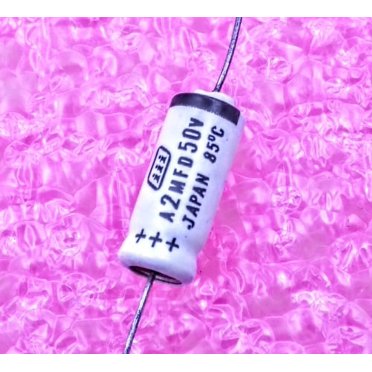 2.2uF 250V, Axial Electrolytic Capacitor, Polarized, Tolerance ±20% ...